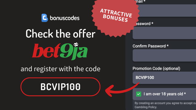 Bet9ja Promotion Code January 2026: BCVIP100; Get ₦1 Billion